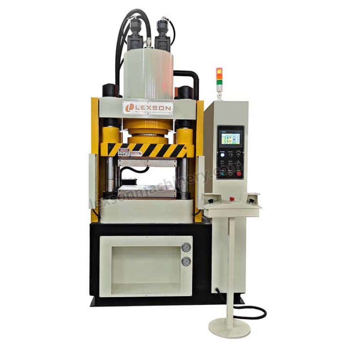 150 ton heated platen hot forming machine for curing, solidification ...